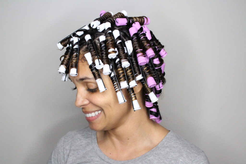 How To Achieve Perfect Curls Using SMALL Perm Rods